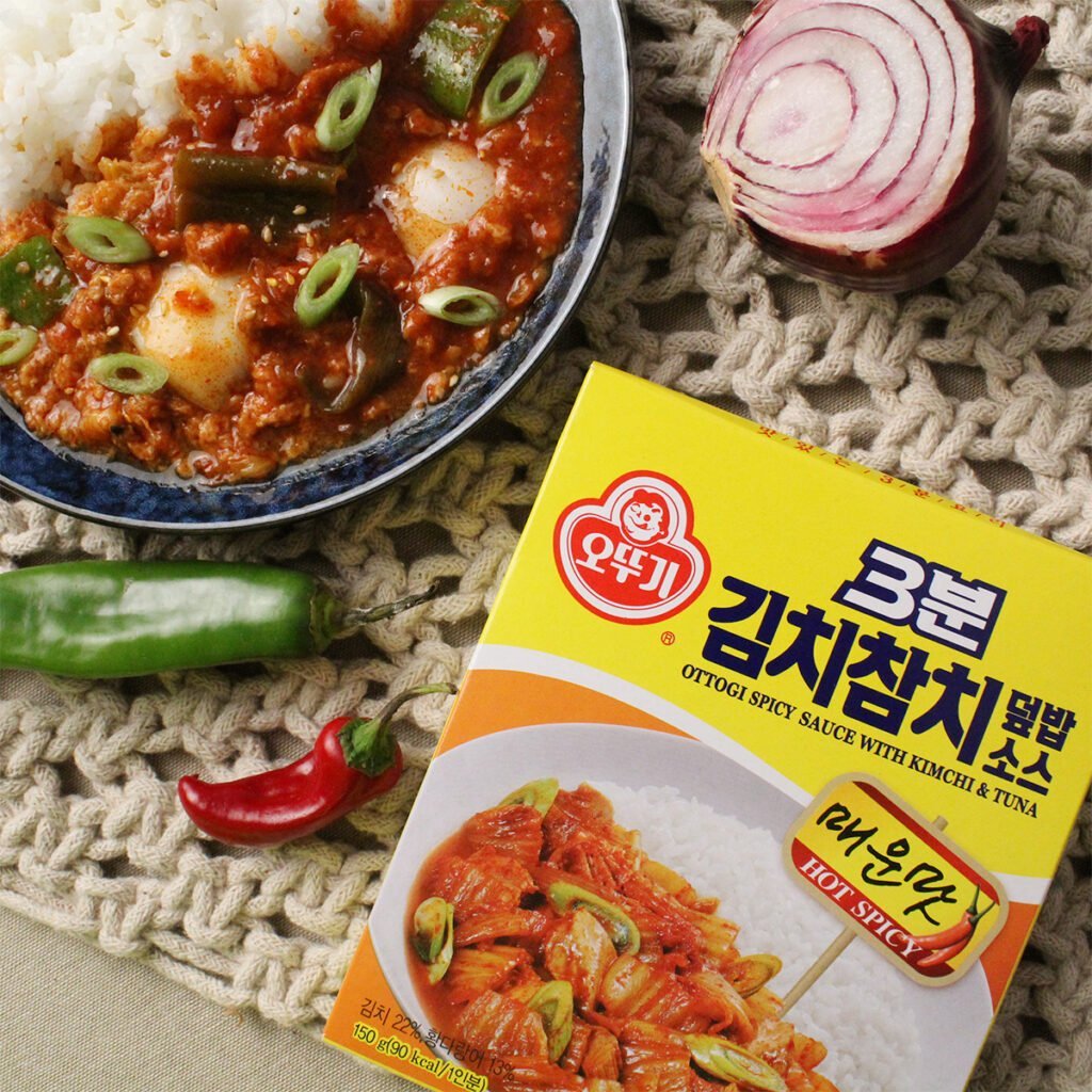 OTTOGI 3 Min Spicy Sauce with Kimchi & Tuna 150g [Ready Meal] - OTOKI ...